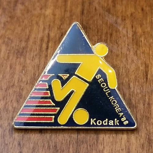 Vtg 1988 Olympic Pin Kodak Sponsor Soccer Seoul Korea Collector | eBay