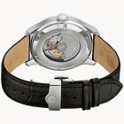 Bulova 96B385 Men's Wilton GMT Black Leather Band Blue Dial Automatic ...