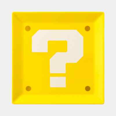 SUPER MARIO BROS Question Block Large Dish set Nintendo Store Tokyo ...