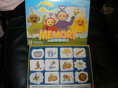 Complete Teletubbies Memory match game 1998 retired HTF Milton Bradley ...
