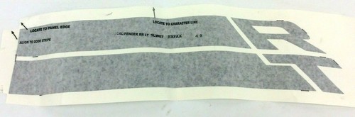 2009-2014 Dodge Challenger Driver Quarter Panel R/T Black Stripe Decal ...