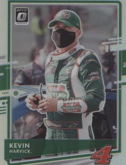 2021 Panini Donruss NASCAR - Optic Kevin Harvick #43 Holo Prizm for ...
