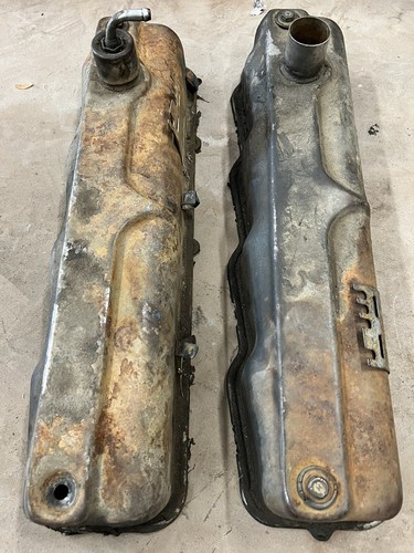 Dodge Mopar Plymouth Chrysler poly block polyblock A 318 valve cover ...