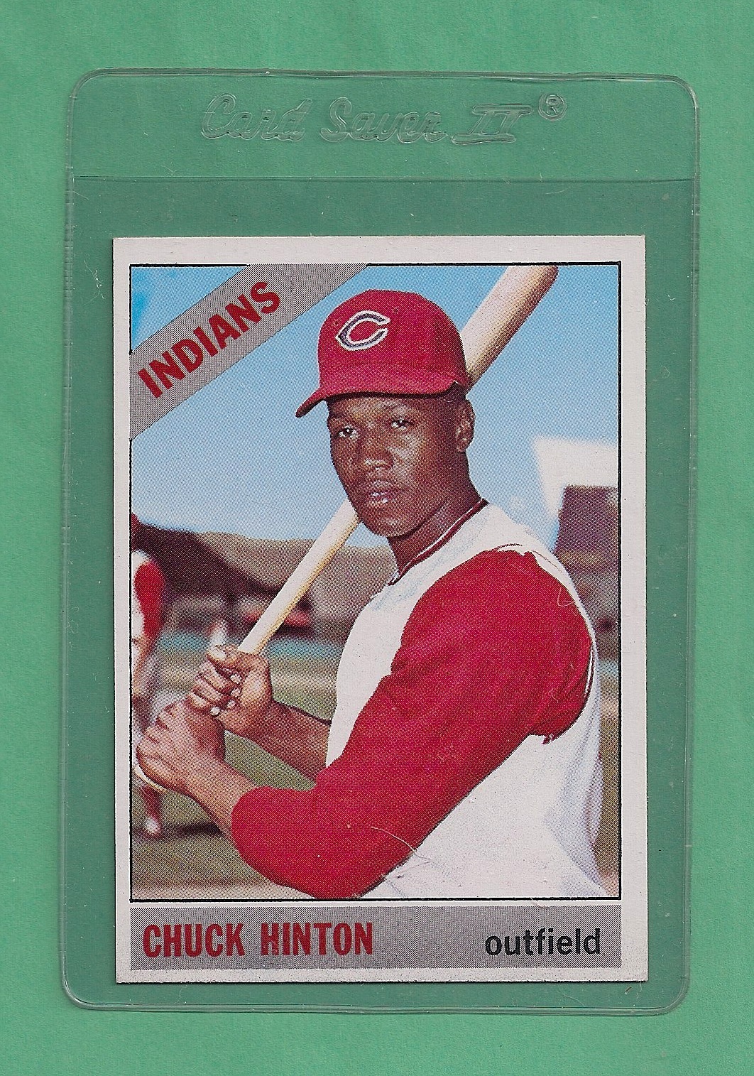 1966 Topps Cleveland Indians Chuck Hinton # 391 NM-MT Low Pop Card ...