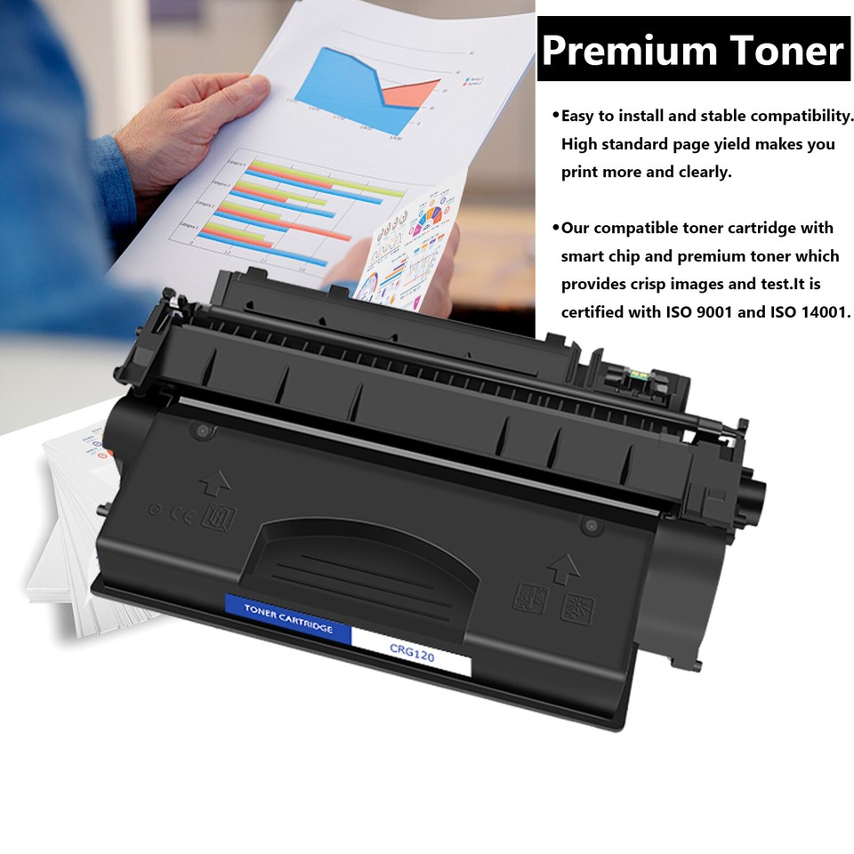 8PK CRG120 C120 Toner Cartridge for Canon imageClass D1150 D1170 D1180 ...