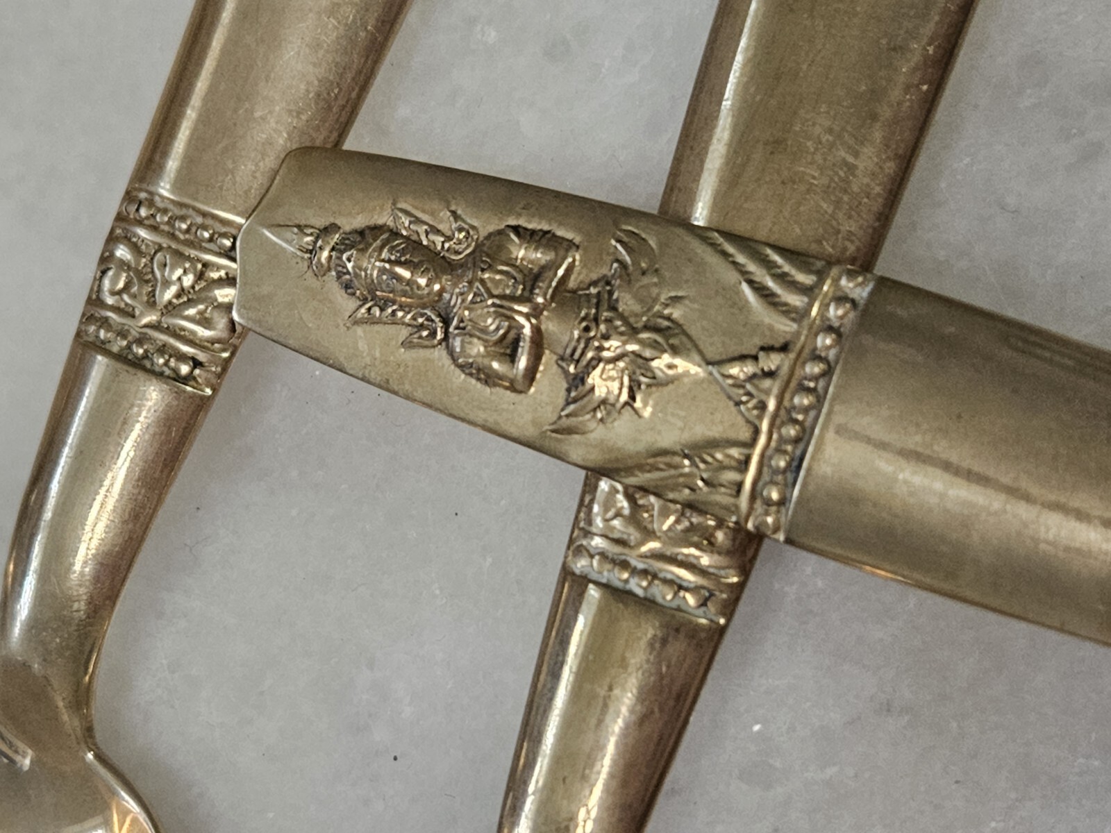 Mid-Century Modern General Gems Thai Flatware Set In Original Wooden ...