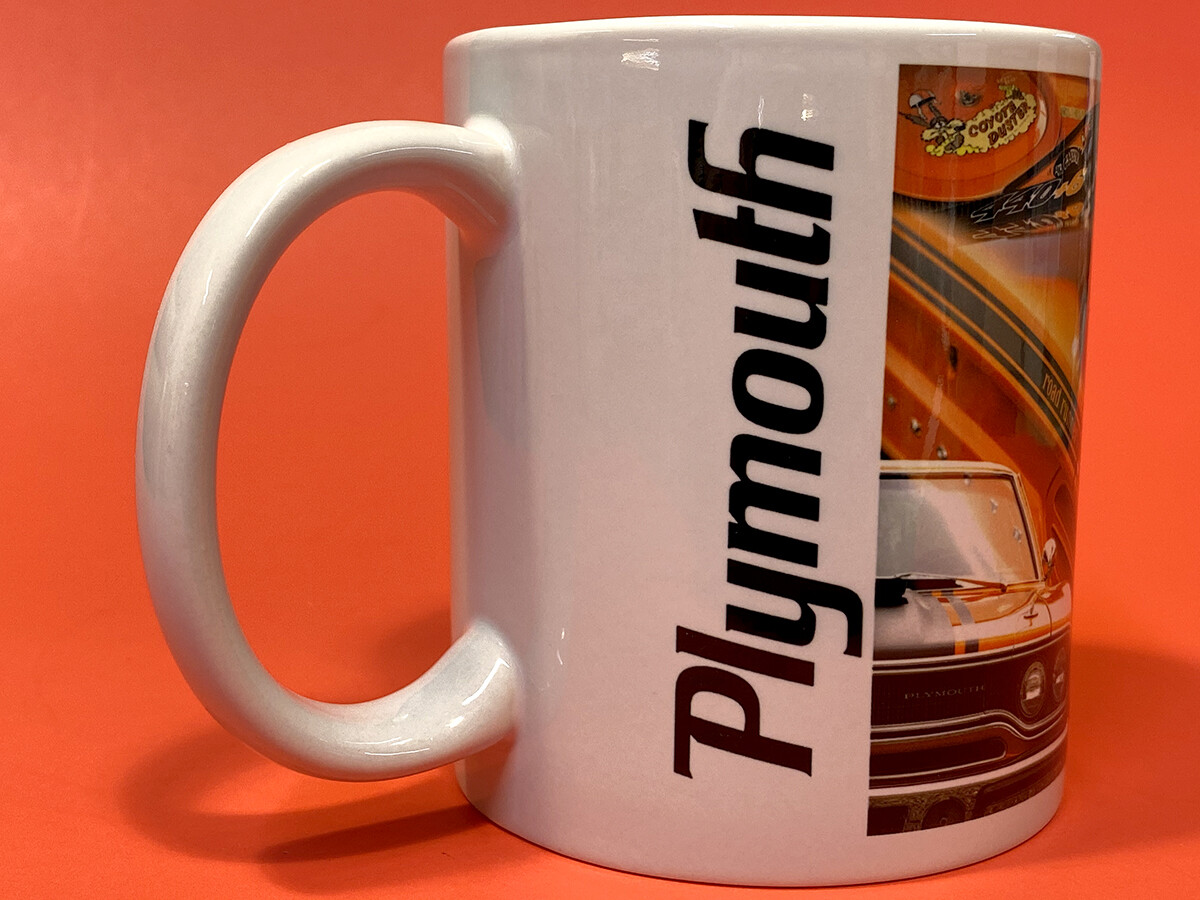 1970 Plymouth Road Runner Coffee Cup Mug HEMI Rapid Transit System ...