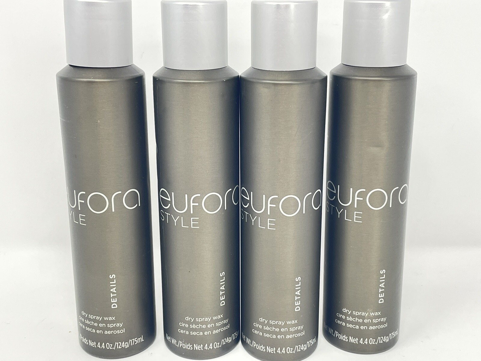 Lots Of 4 PK Eufora Details Dry Spray Wax, 4.4 oz | eBay