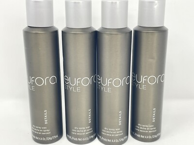 Lots Of 4 PK Eufora Details Dry Spray Wax, 4.4 oz | eBay