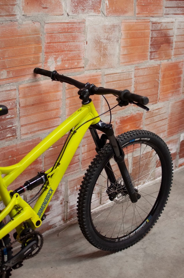 Diamondback Atroz 3 Full Suspension Mountain Bike, MD/44cm, Yellow | eBay
