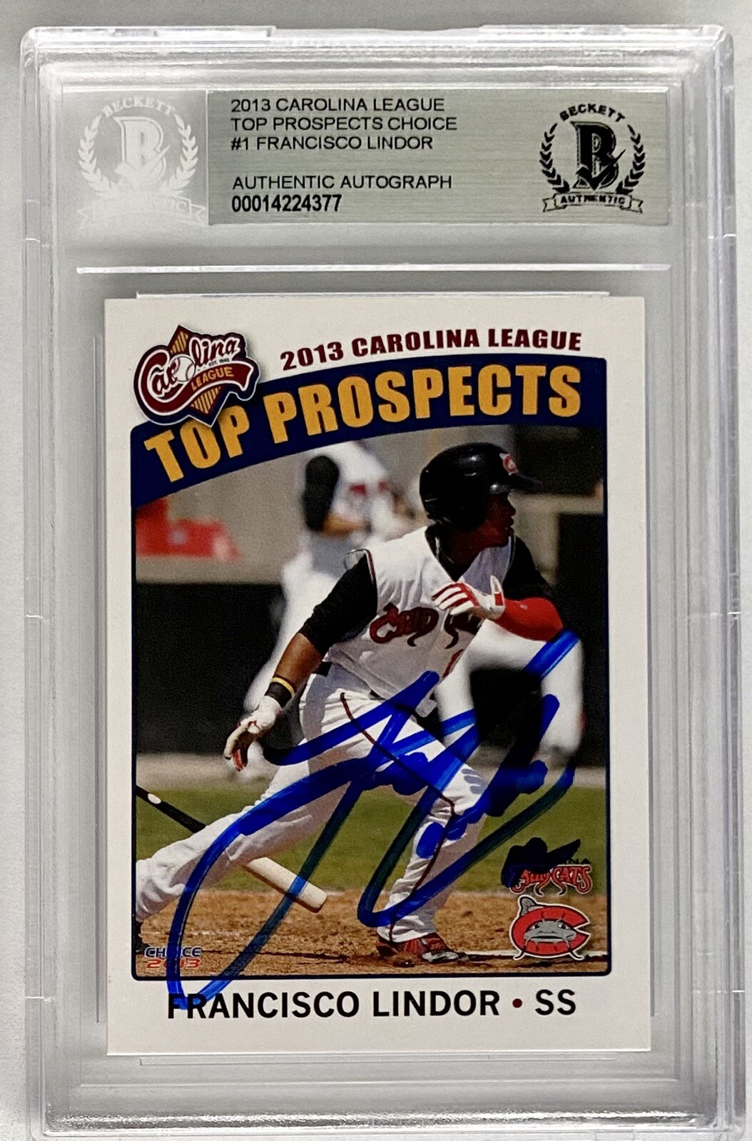 Francisco Lindor Autographed Memorabilia | Signed Photo, Jersey ...