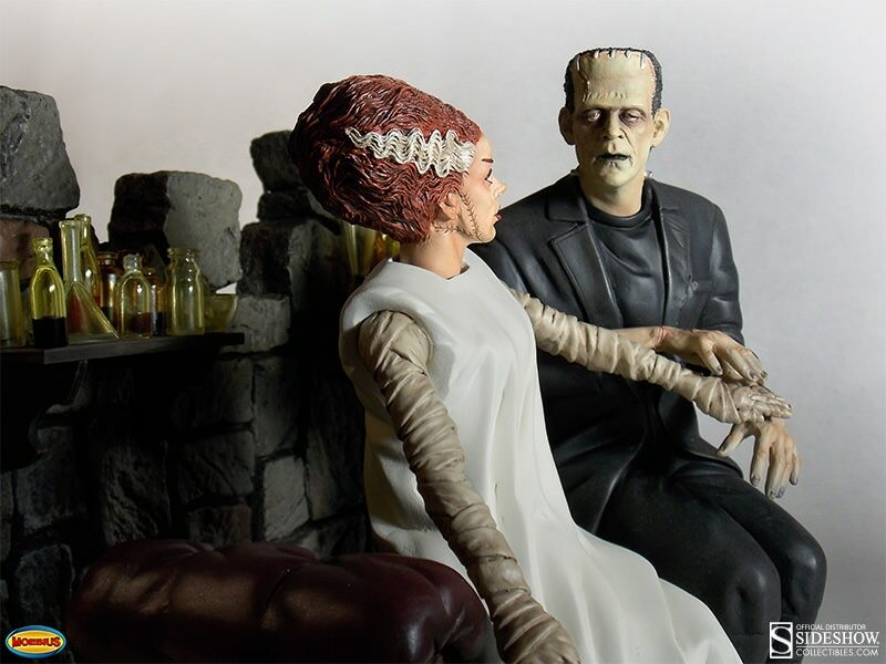SIDESHOW EXCLUSIVE THE BRIDE of FRANKENSTEIN STATUE by Moebius Models ...