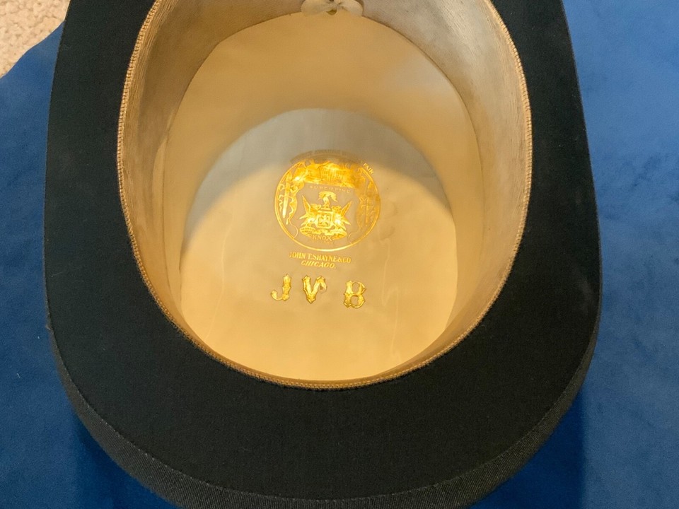 Antique Silk Plush Top Hat Knox John T. Shayne & Co. highest awards ...