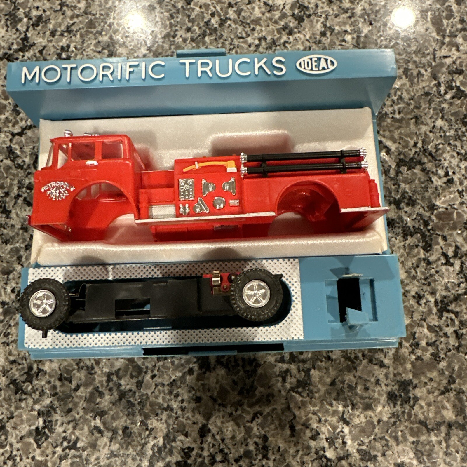 VINtAGE 1960'S IDEAL MOTORIFIC FIRE ENGINE PATROL PUMPER TRUCK SLOT ...