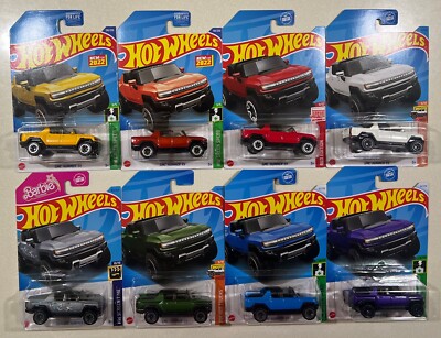 NEW 2024 Hot Wheels J CASE GMC Hummer EV BARBIE AND RED EDITION LOT 8 ...