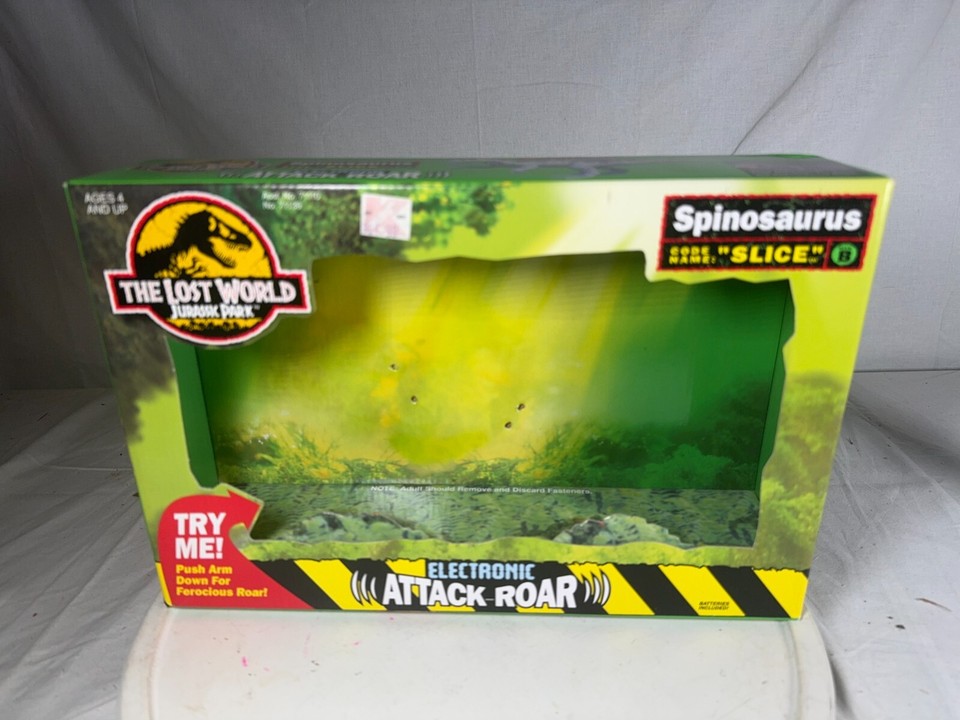 Vintage Jurassic Park The Lost World Spinosaurus 1997 Kenner Slice With ...