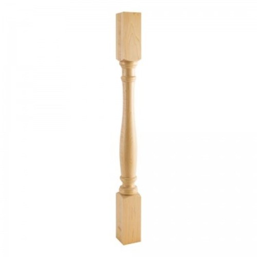 Hardware Resources P1-3 Sold Wood Turned Furniture Post / Leg - - Maple ...