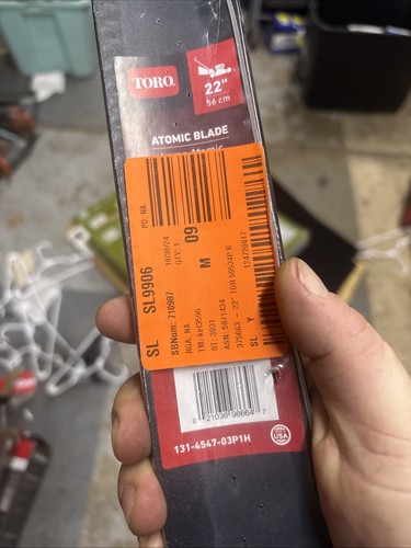 TORO 131-4547-03 22" INCH RECYCLER BLADE TORO ATOMIC BLADE 2002 AND UP ...