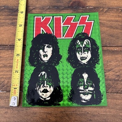 Kiss 1981 Italian Prism Sticker 6x4 Vintage Original | eBay