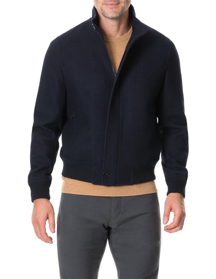 Rodd and Gunn Wallingford Wool Bomber Jacket *Size Men's Medium* | eBay