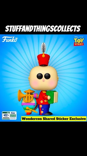 Funko Pop! Toy Story-Tin Toy-Wondercon-Shared Sticker Exclusive-PRE ...