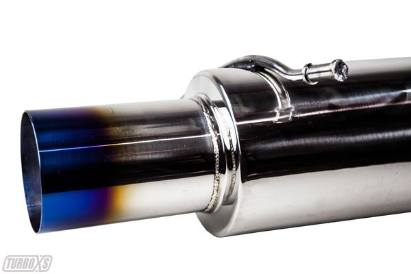 Turbo XS for 02-07 WRX-STi Rear Muffler Assembly w/ Titanium Tip ...