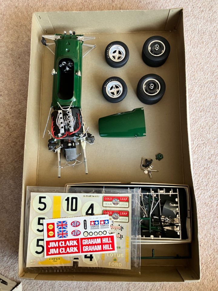 Tamiya 1/12 Lotus 49 Ford F-1 with replacement decals Jim Clark | eBay UK