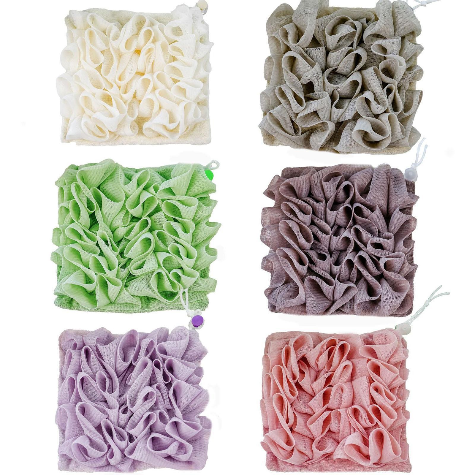 Bath Sponge Shower Ball Ergonomic Shower Mesh Foaming Rich Lather Bath ...