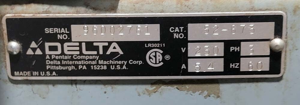 Delta DJ 20 joiner 8", Inv 45751 | eBay