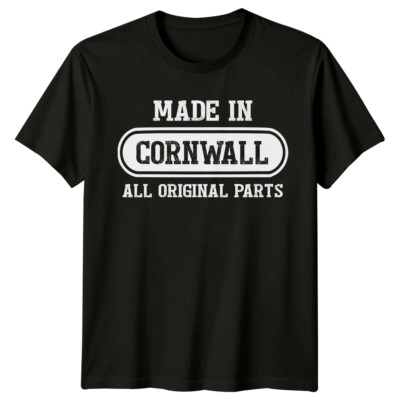 Made In Cornwall All Original Parts Travel Mens T-Shirt | eBay UK