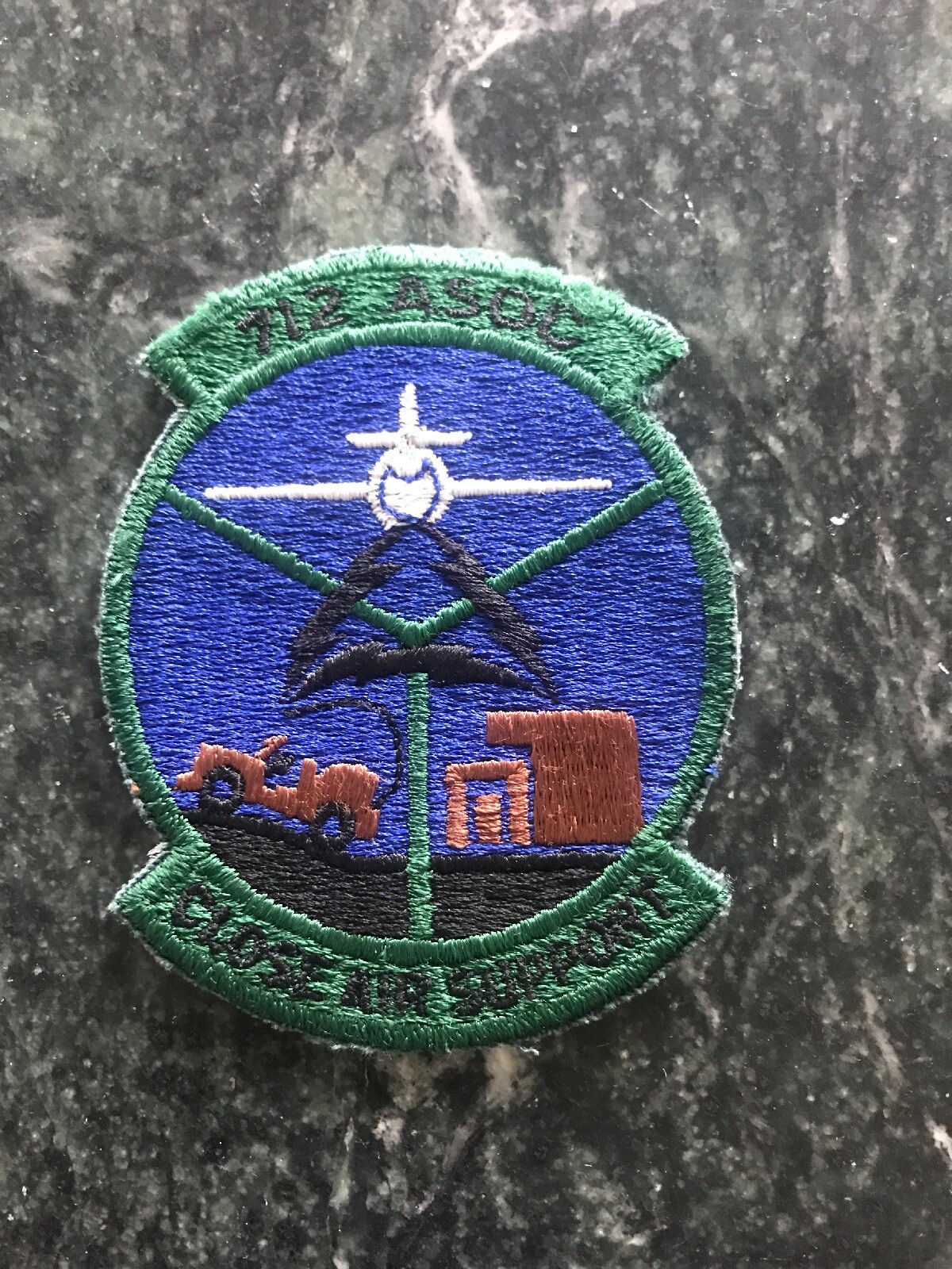 USAF 712th Air Support Operations Center Squadron 80s Subdued 3” Rare ...