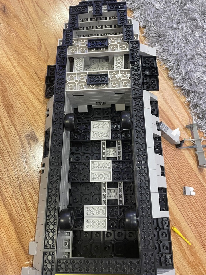 Rare MEGA BLOKS PRO BUILDER 9795 USS NIMITZ Assembled Lego Aircraft ...