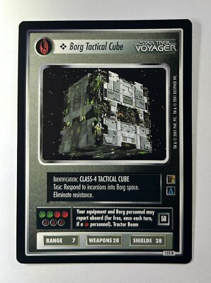 Star Trek CCG The Borg Tactical Cube #123R Rare STCCG Never Played | eBay