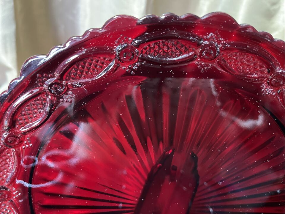 Avon Cape Cod Ruby Red Place Settings Dinnerware set, 24 pieces ...