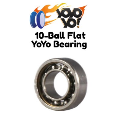 *NEW* 10-Ball YoYo Yo-Yo Bearing Size C FLAT Long Spin Unresponsive ...