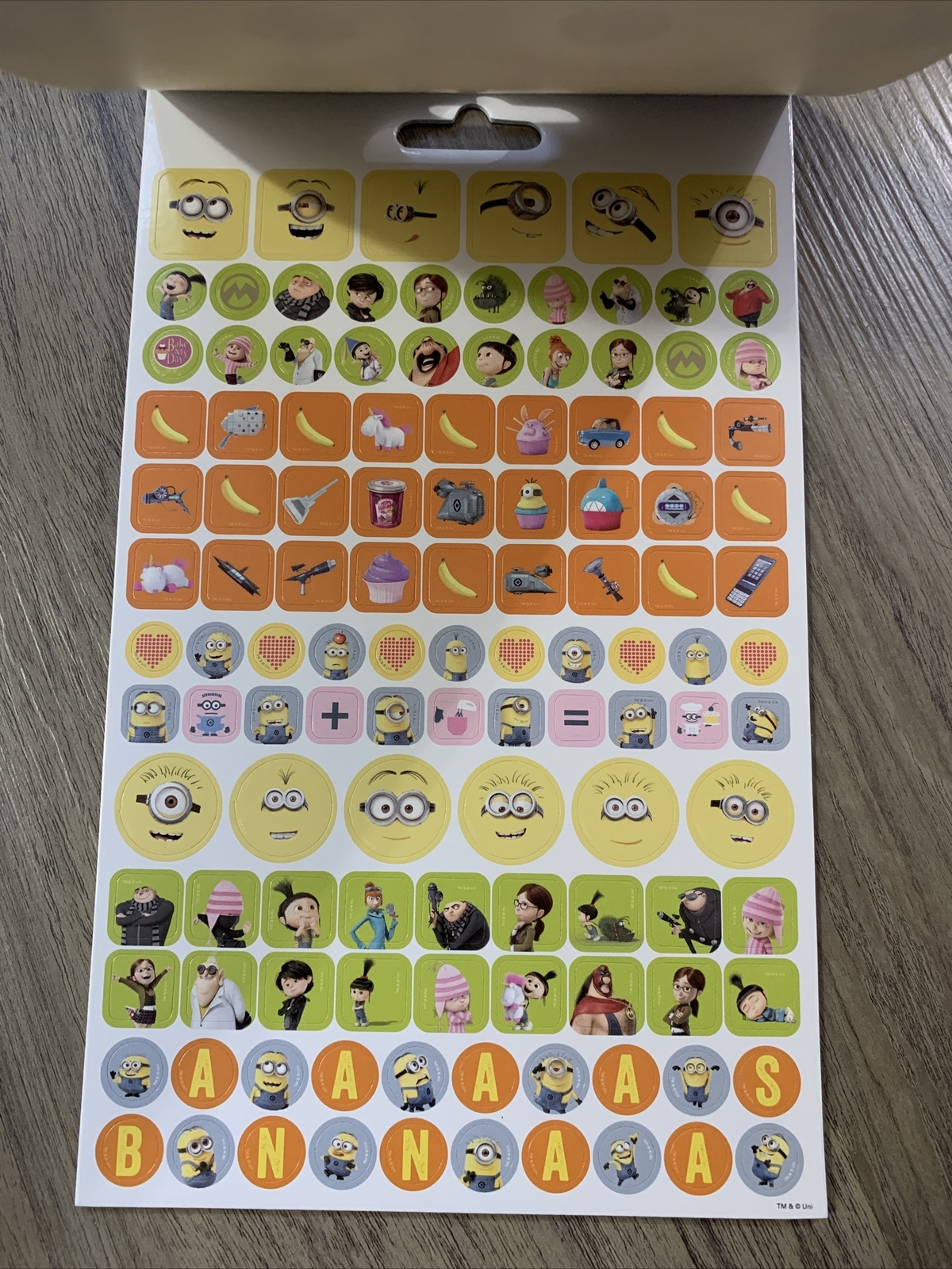 2013 Despicable Me 2 Sticker Pad Book Minions Movie Licensed 295 ...