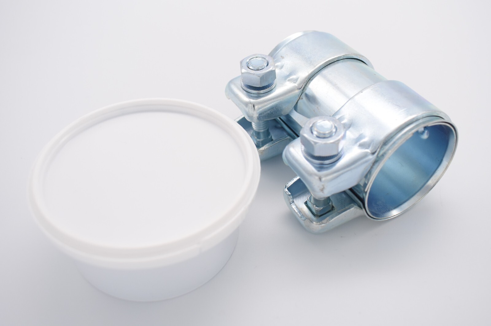 2" joiner / Connector 50mm to 54mm-95mm Long with FREE Exhaust Mounting ...