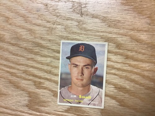 1957 Topps Baseball Jim Small Detroit Tigers Card #33 | eBay