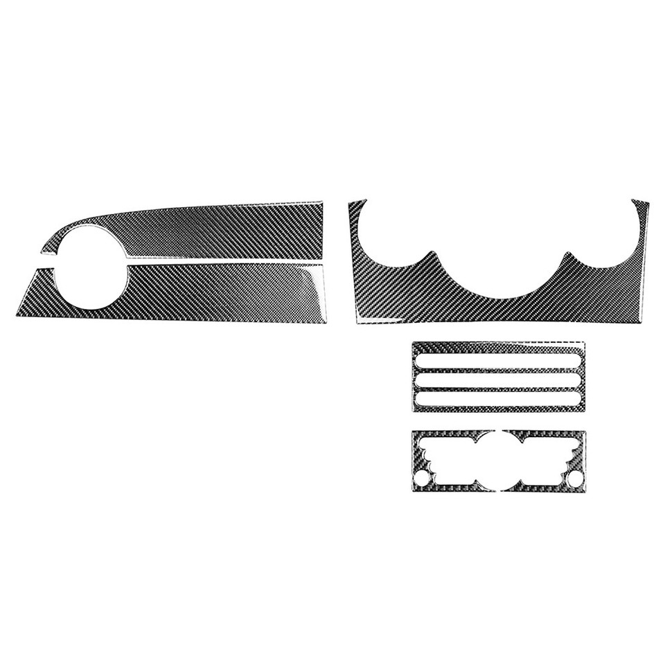 6Pcs Center Console Dashboard Panel Cover Trim For BMW Mini Cooper R50 ...