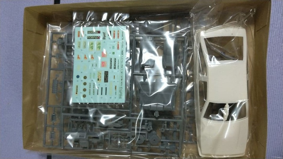 Fujimi AE86 Levin Hachiroku Plastic Model Kit 124 Scale Vintage ...