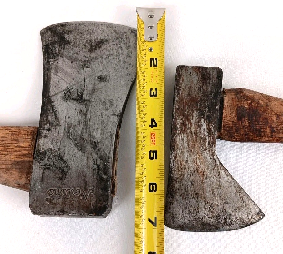 VTG 12" Norlund Tomahawk Hatchet Hudson Bay Axe &Genuine Norlund Camper ...