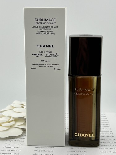 Chanel SUBLIMAGE L'EXTRAIT DE NUIT REPAIR NIGHT CONCENTRATE NIB 100% ...