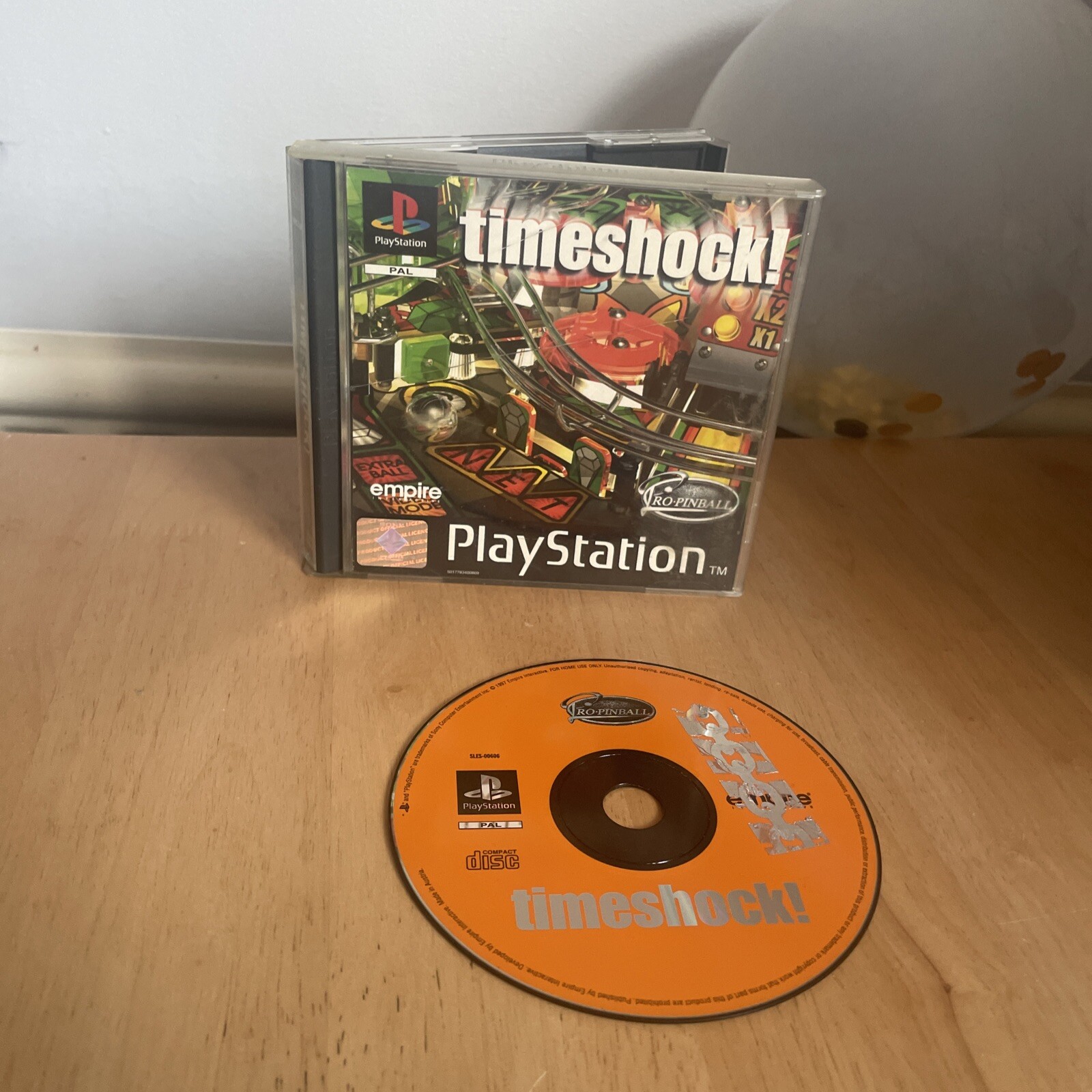 Timeshock Pro Pinball Sony PlayStation 1 Ps1 3 Action Arcade Game for ...