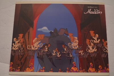Vintage Walt Disney Pictures’ Aladdin Lobby Card Prince Ali Elephant ...