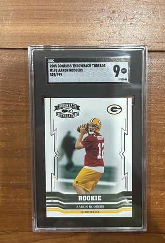 2005 Donruss Throwback Threads - #192 Aaron Rodgers /999 (RC) for sale ...