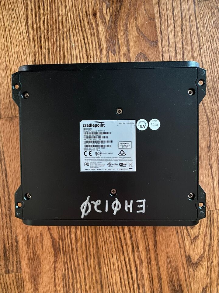 Cradlepoint IBR1700-600M Ruggedized Mobile Wireless Router | Ruggedized ...