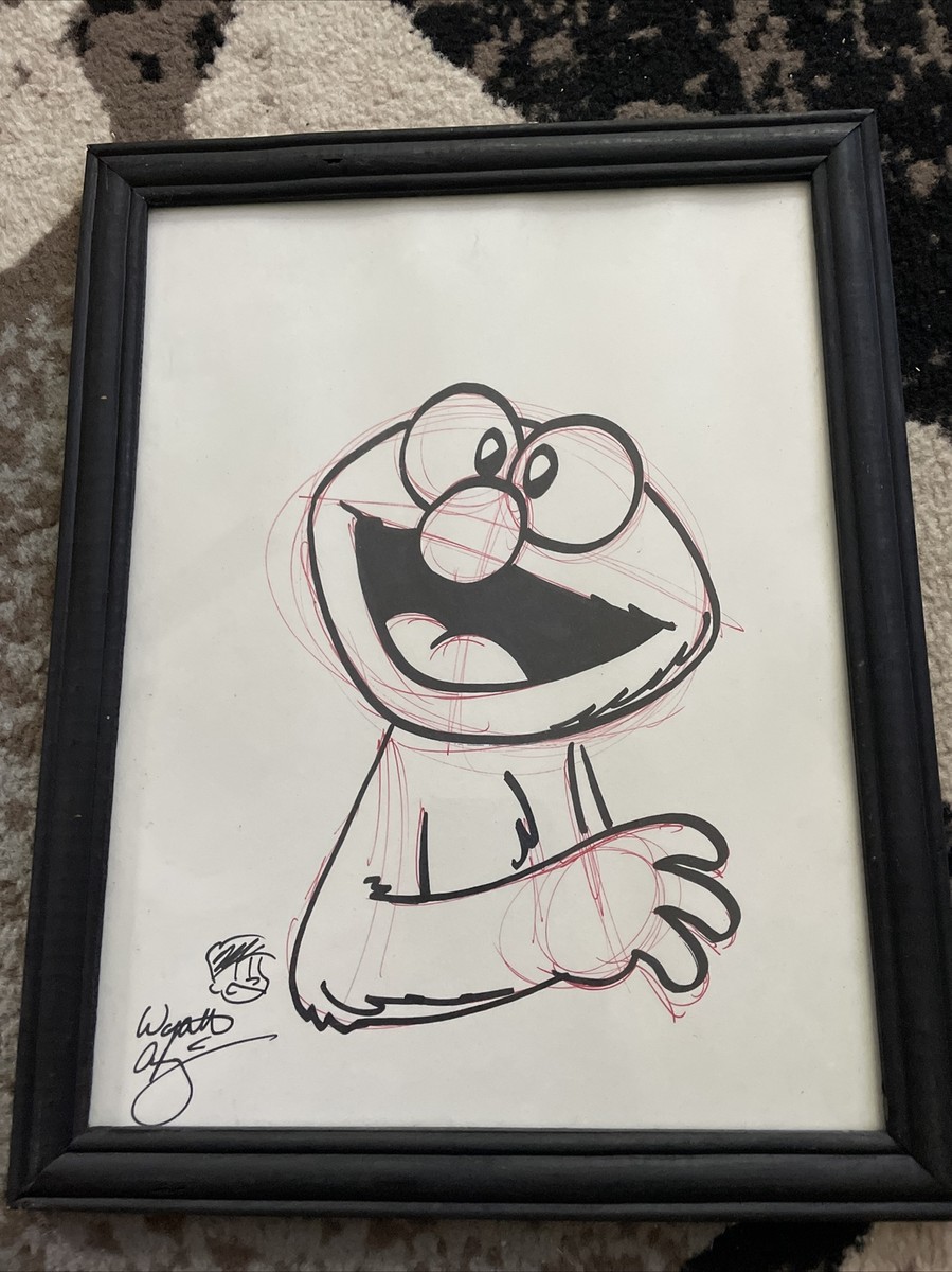 Elmo Drawing Over Elmo | Grian Wiki | Fandom