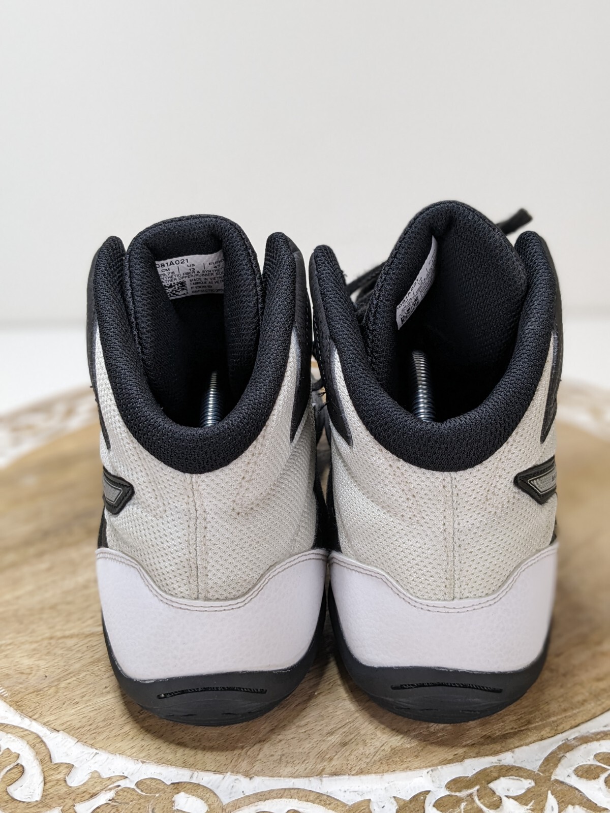 ASICS Men's Matflex 6 Wrestling Shoes Black And Silver 1081A021 Size 13 ...