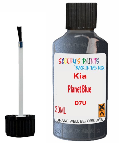 For Kia Planet Blue D7U Paint Touch Up | eBay UK