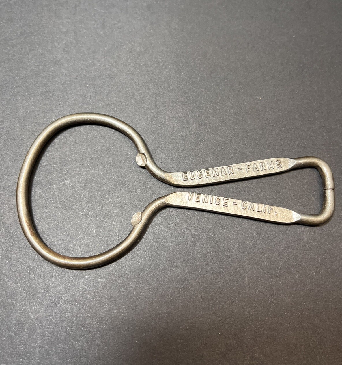 Edgemar Farms Venice CA Dairy Vintage Milk Bottle Opener | eBay